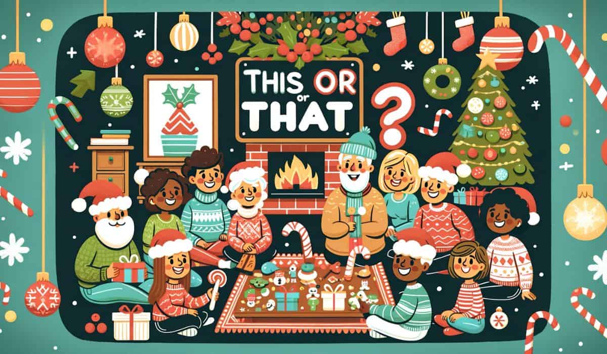 50 Christmas This Or That Questions For Kids & Adults