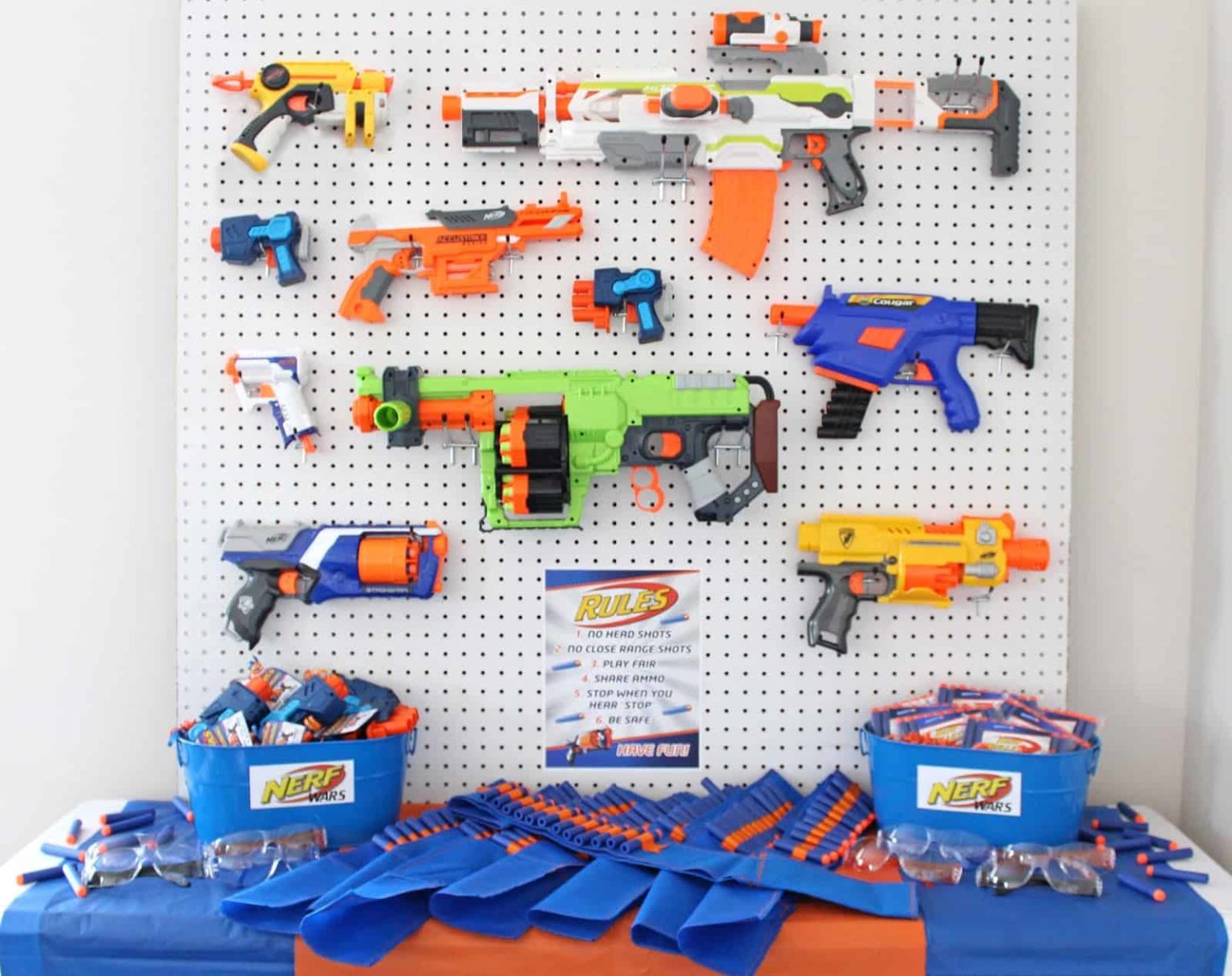15 Nerf Gun Party Ideas: Games, Rules & Free Printable