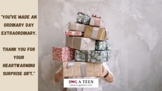 How To Say Thank You For An Unexpected Gift (100+ Messages)