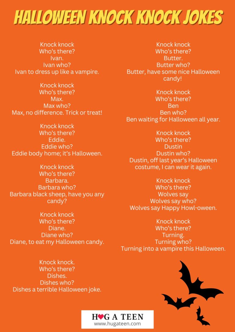 100+ Funny Halloween Knock Knock Jokes | HugATeen.Com