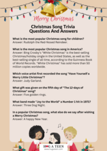 80+ Christmas Song Trivia Q&A (with Free Printable!)